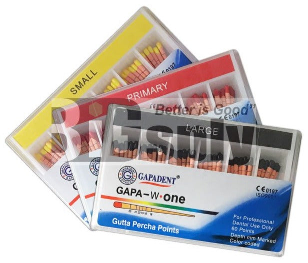 Gutta Percha Points- OneFile Niti File System (Waveone sizes) – Bigsply