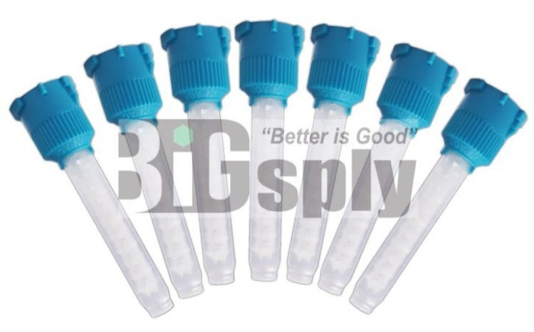 Mixing Tips- Mixpac T-Mixer (Teal & Yellow) 48/pk – Bigsply