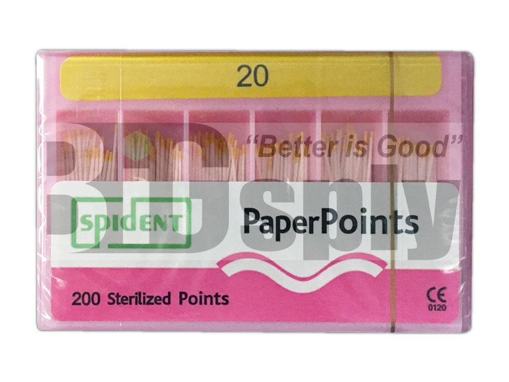 Absorbent Paper Points (ISO Standardized) 200/pk – Bigsply