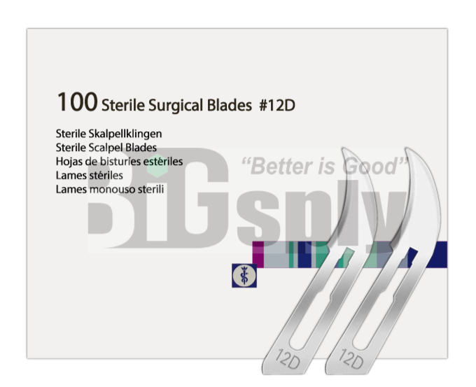 Surgical Blades #12D/#15D 100/bx – Bigsply